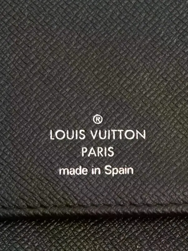 LOUIS VUITTON 2014 Damier Graphite Vertical Zippy Wallet Long Wallets