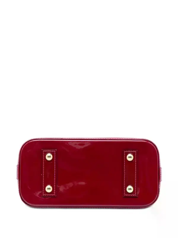 LOUIS VUITTON Monogram Vernis Alma Bb Satchel - Purple