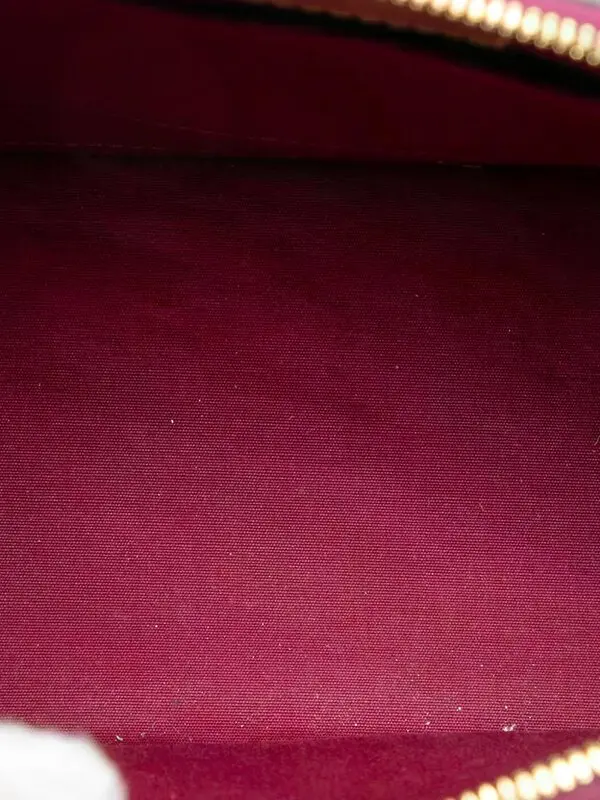 LOUIS VUITTON Monogram Vernis Alma Bb Satchel - Purple