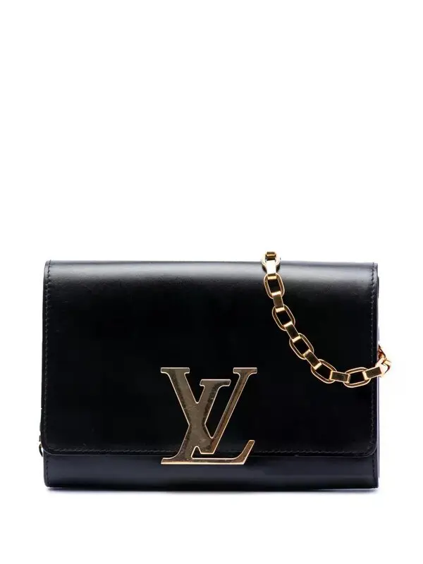 LOUIS VUITTON 2014 Louise Chain Gm Shoulder Bag - Black