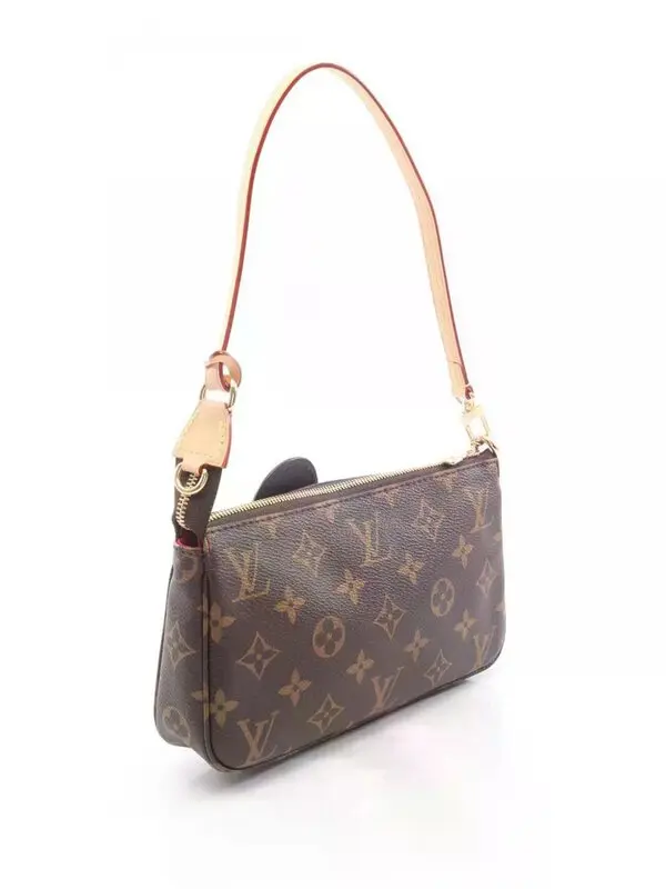 LOUIS VUITTON Monogram Panda Pochette Accessoires Satchel - Brown