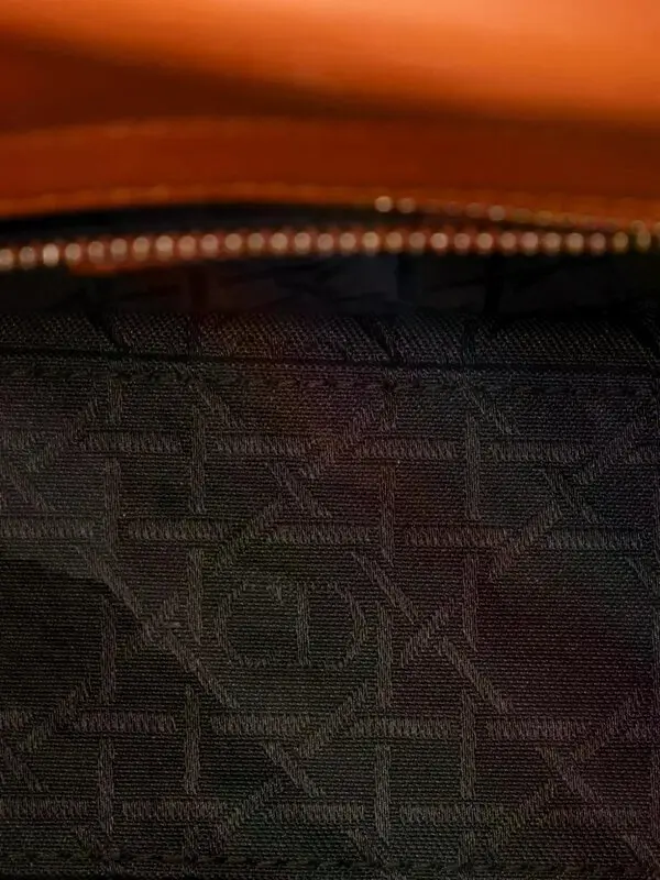Dior Lambskin Lady Satchel - Orange
