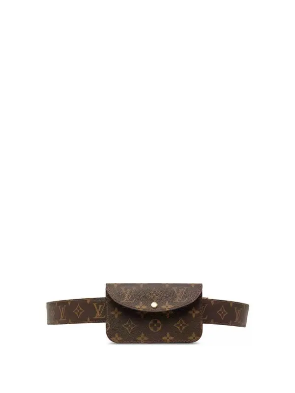 LOUIS VUITTON Monogram Canvas Ceinture Pochette Solo Belt Bag