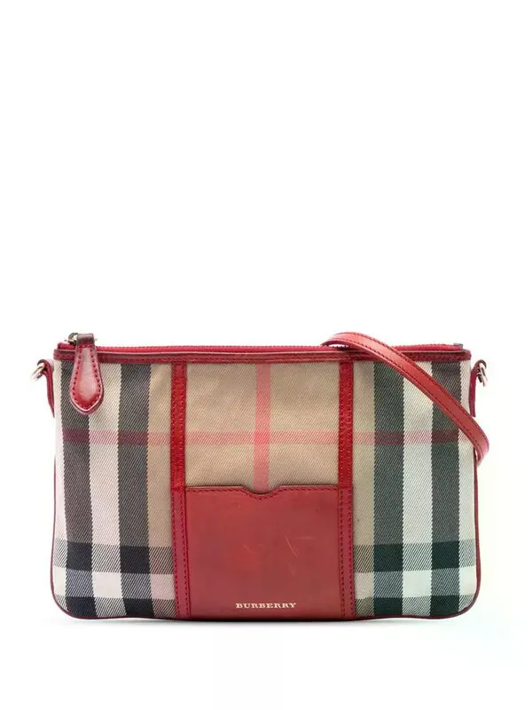Burberry House Check Canvas Crossbody Bag