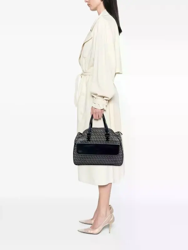 Fendi Zucchino Canvas Handbag
