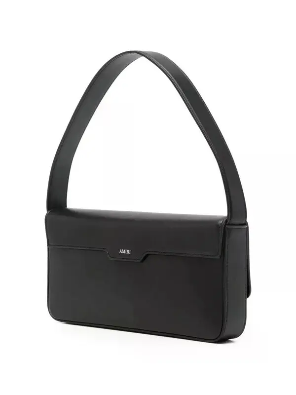 Amiri Leather Shoulder Bag - Black