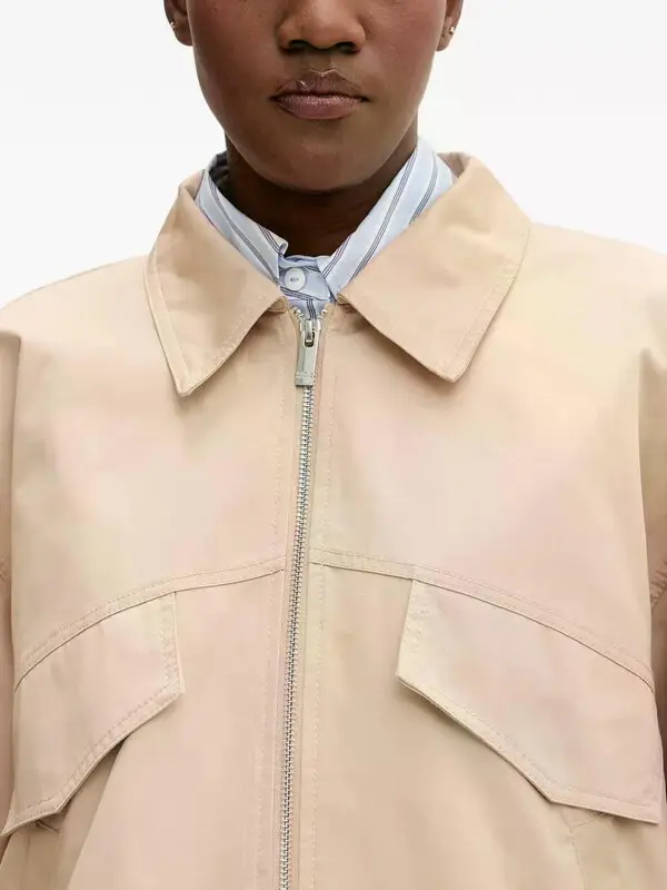 ISABELLE BLANCHE Open-back Elasticated-waist Jacket