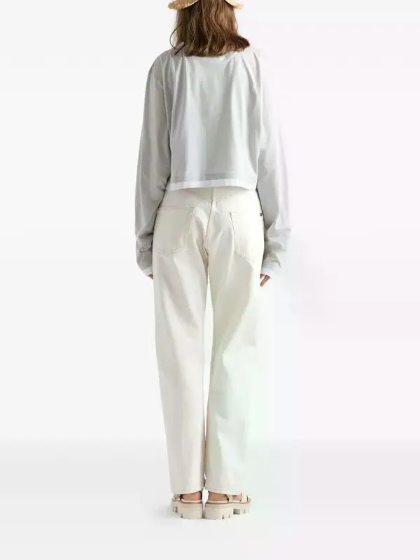 Prada Long-sleeved Cotton Jersey T-shirt