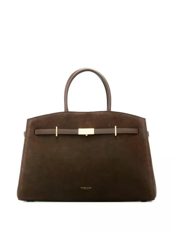 DEMELLIER Midi Hudson Tote Bag - Brown