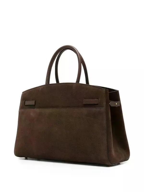 DEMELLIER Midi Hudson Tote Bag - Brown