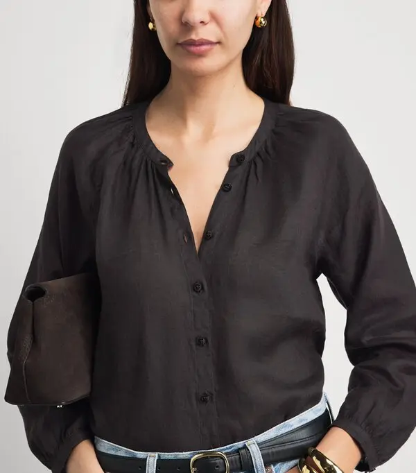 Citizens Of Humanity Linen Blouse - Brown