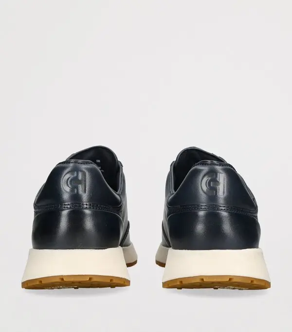 Cole Haan Grandprø Luxe Mile Leather Sneakers - Navy