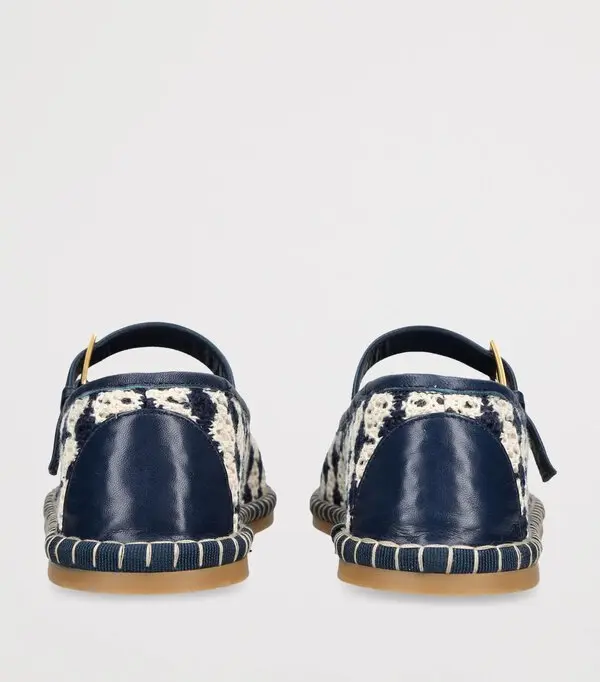 Valentino Garavani Crochet La Cruisette Ballet Flats