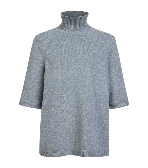 Alaïa Cashmere-blend High-neck Sweater