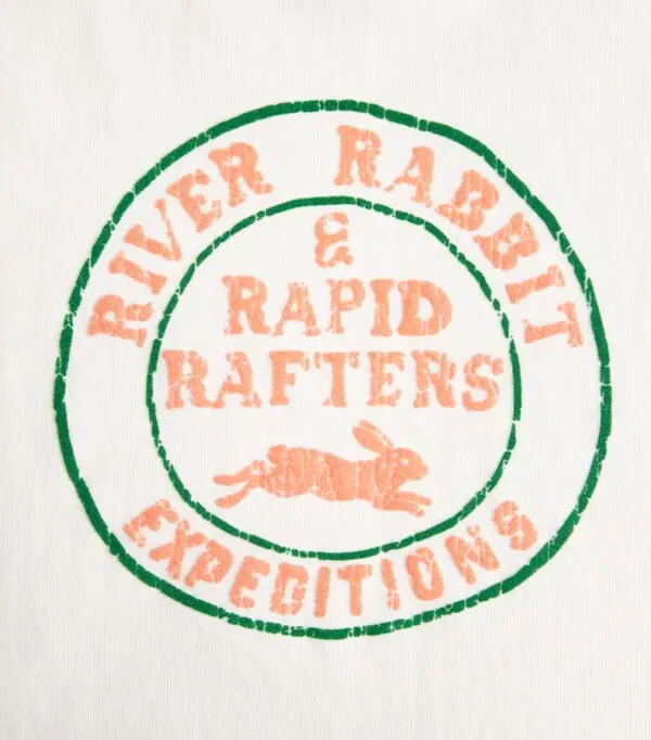 MOTHER Cotton Itty Bitty Graphic T-shirt - White