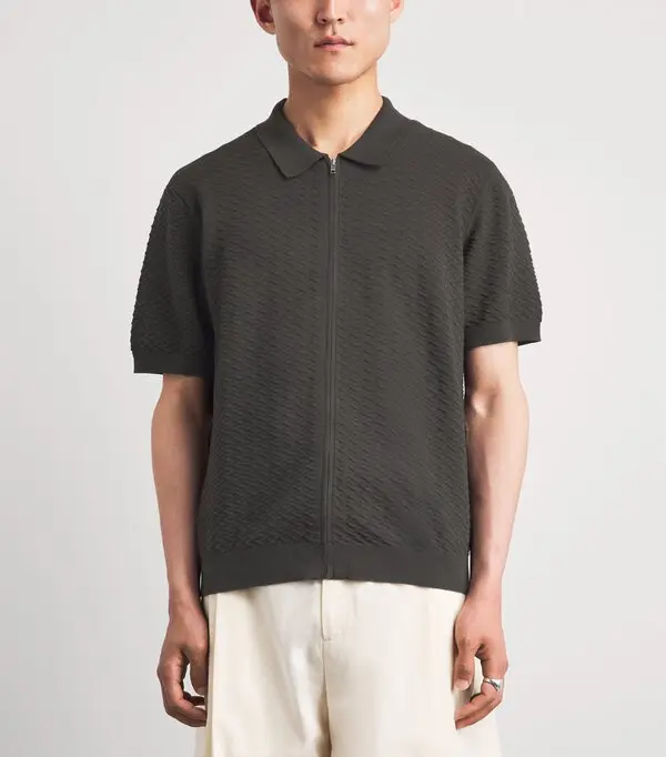 NN.07 Organic Cotton Zip-up Cardigan