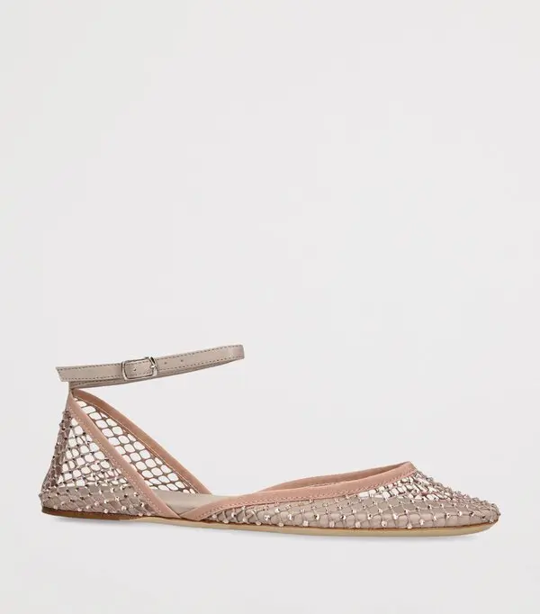 Christopher Esber Mesh Minette Ballet Flats