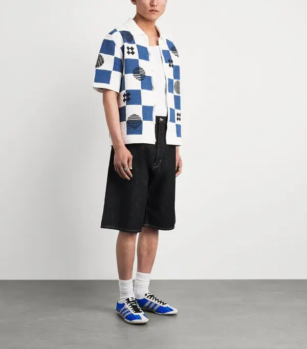 WAX LONDON Cotton Crochet Porto Shirt