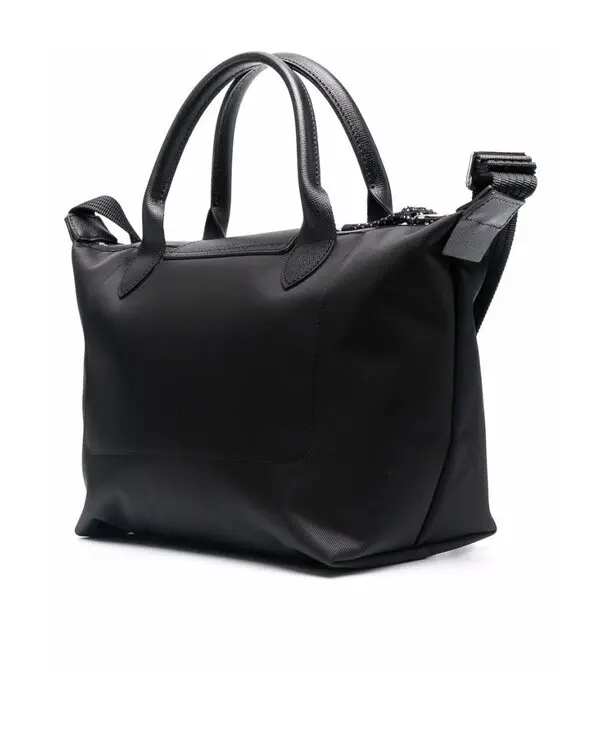 Longchamp Le Pliage Energy Strapped Small Tote Bag - Black