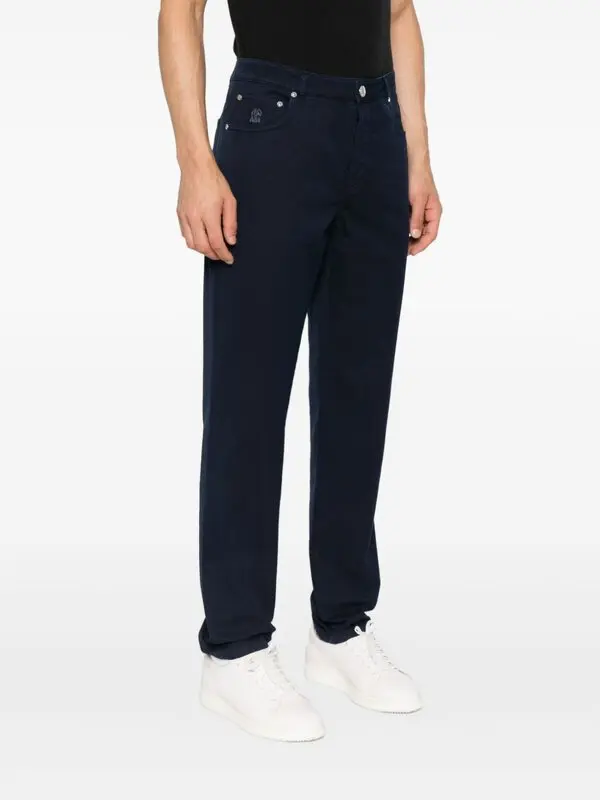 Brunello Cucinelli Cotton Trousers - Black