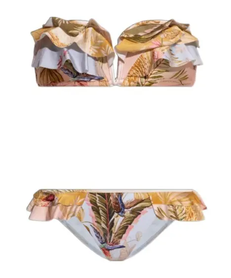 Zimmermann Ascension Frilled Bikini - Multicolor