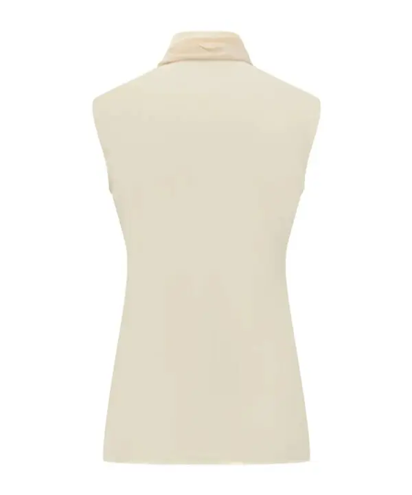 Alberta Ferretti Sleeveless Knotted Neck-tie Shirt