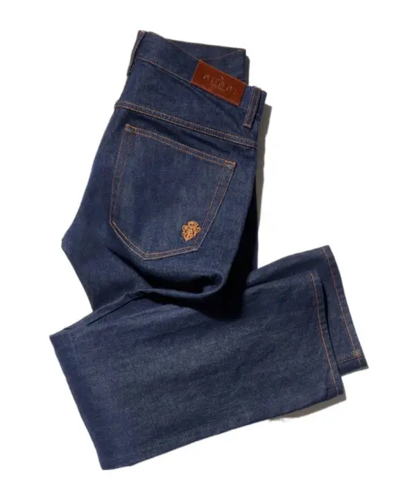 Gucci Logo Patch Jeans