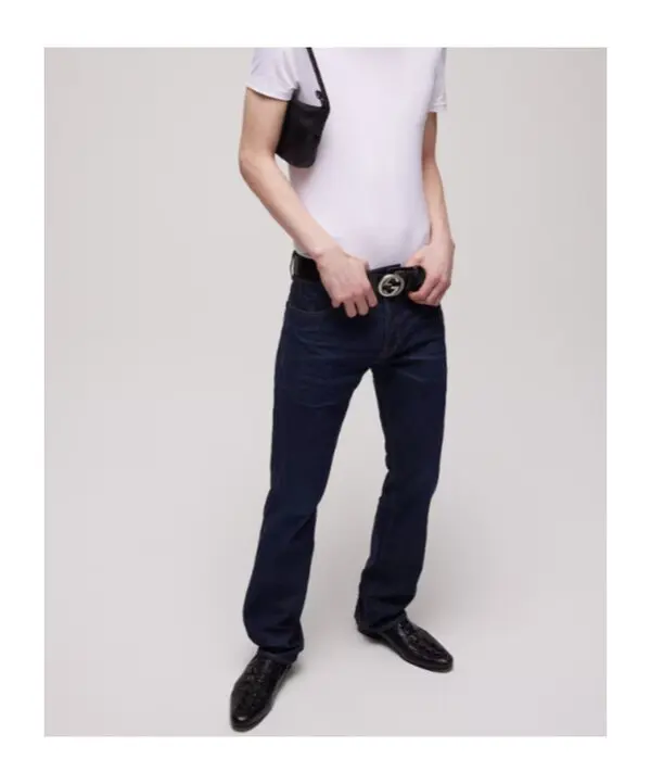 Gucci Logo Patch Jeans