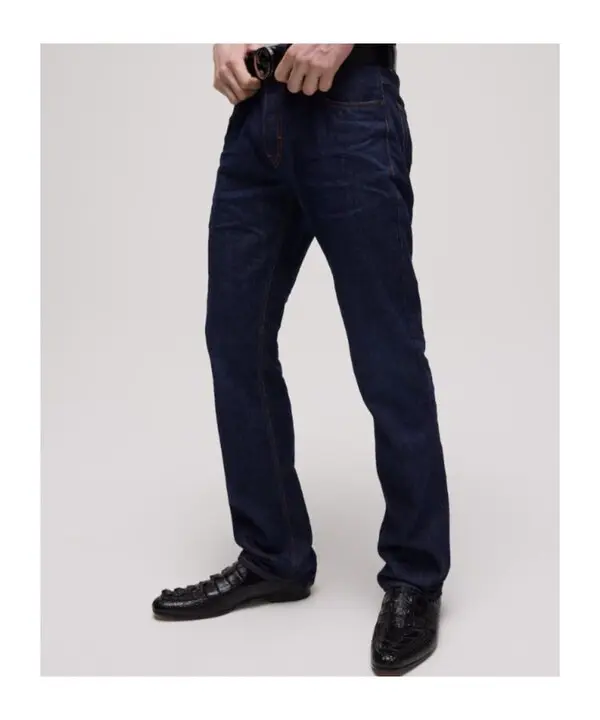 Gucci Logo Patch Jeans