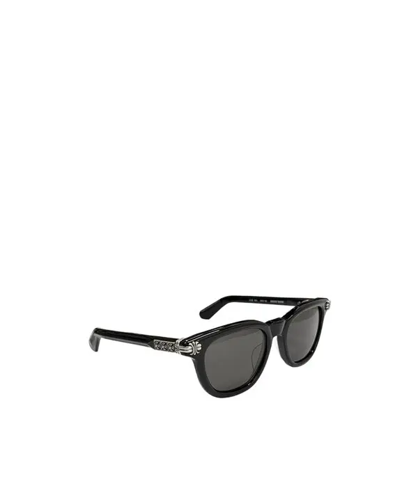 Chrome Hearts Geometric Sunglasses - Black