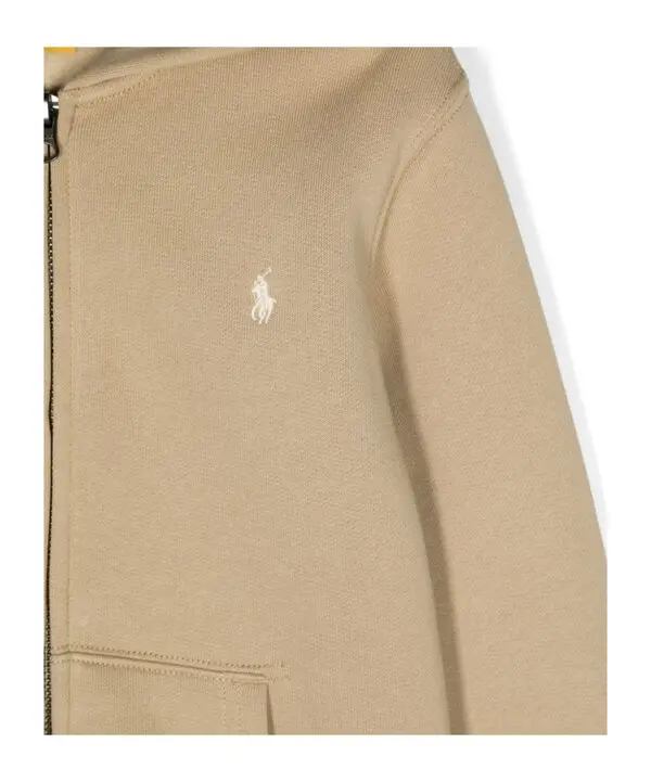 Polo Ralph Lauren Embroidered Hoodie - Nude