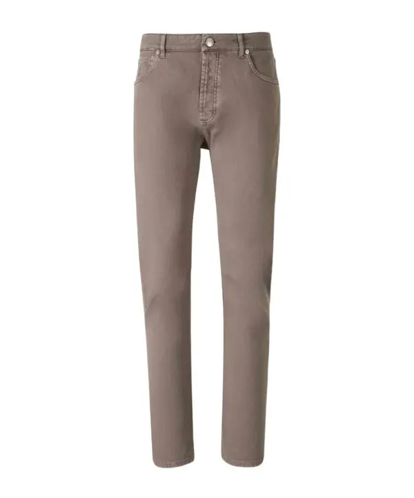Brunello Cucinelli Button Fly Jeans - Brown