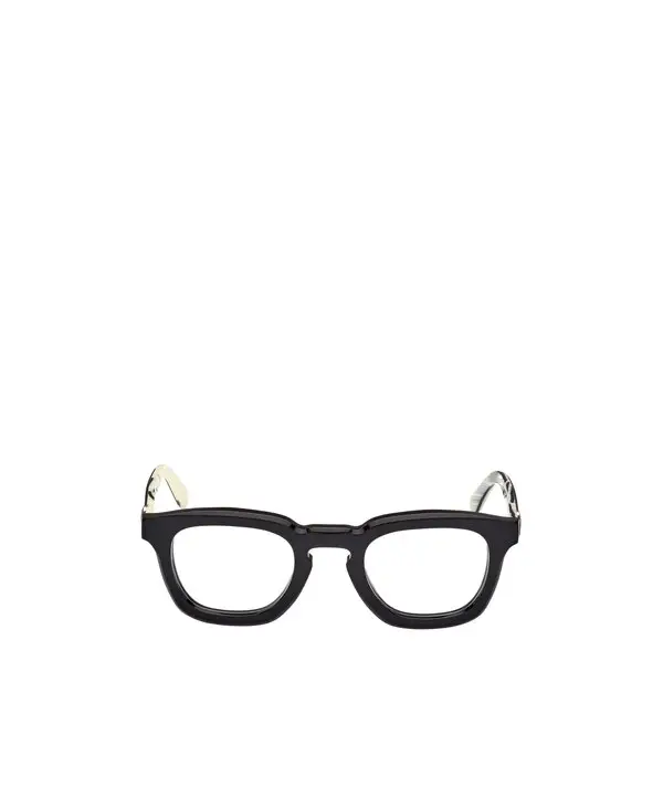 Moncler Square Frame Glasses - Black