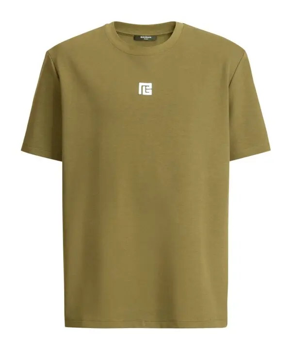 Balmain Monogram Embroidered T-shirt