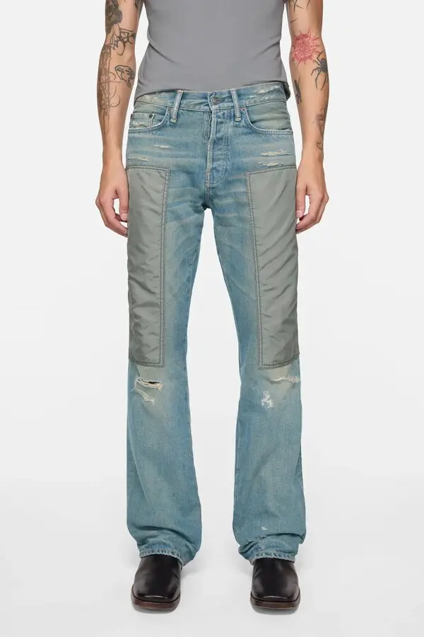 Acne Studios Regular Fit Distressed Jeans
