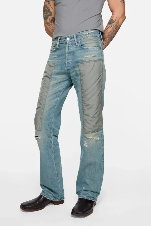Acne Studios Regular Fit Distressed Jeans