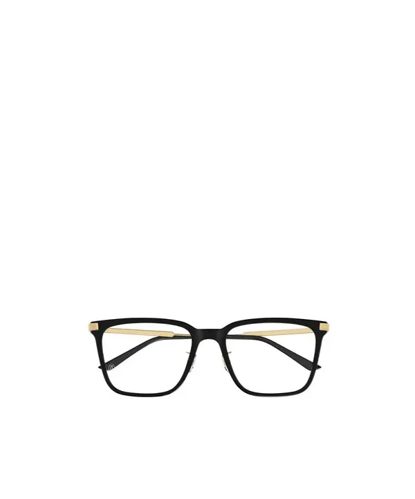 Cartier Square Frame Eyeglasses - Black