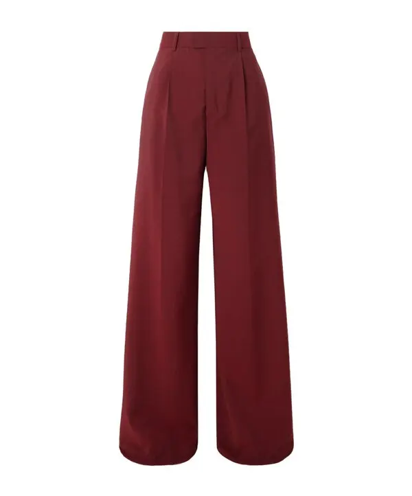 RÓHE Pleated Tailored Trousers - Brown