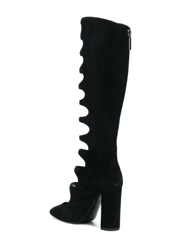 Saint Laurent Joplin Suede Knee-high Boots