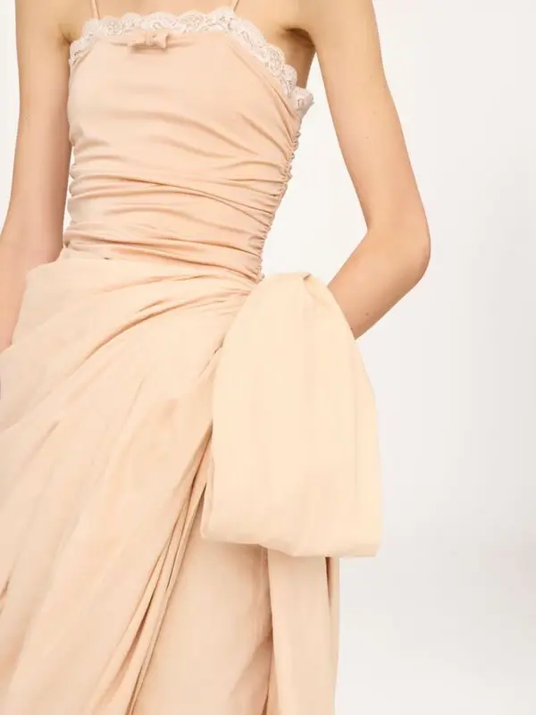 Chloé Knee-length Wrap Skirt With Bow Detail