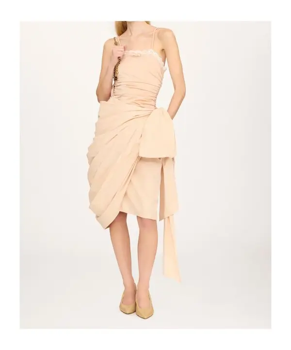 Chloé Knee-length Wrap Skirt With Bow Detail