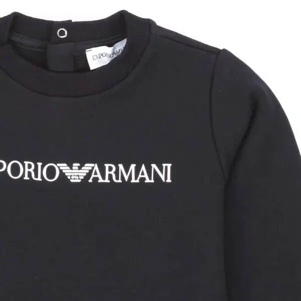 Emporio Armani Round Neck Long Sleeve Sweater