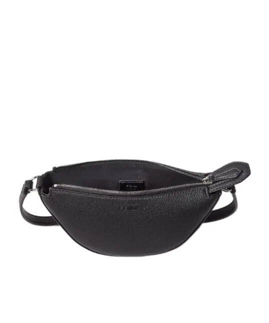 Fendi Mini Melon Half-moon Messenger Bag - Black