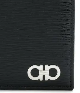 FERRAGAMO Gancini Textured Bifold Wallet