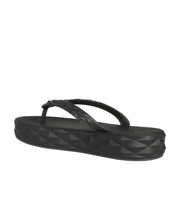 JIMMY CHOO Diamond Platform Flip Flops