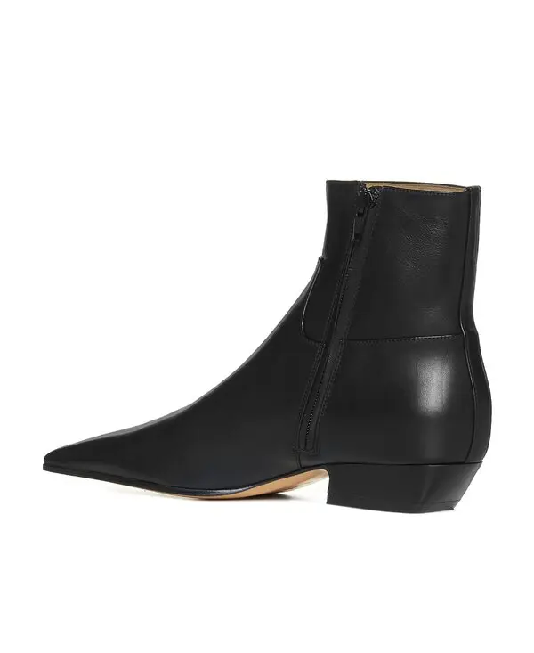 Khaite Pointed Toe Ankle Boots
