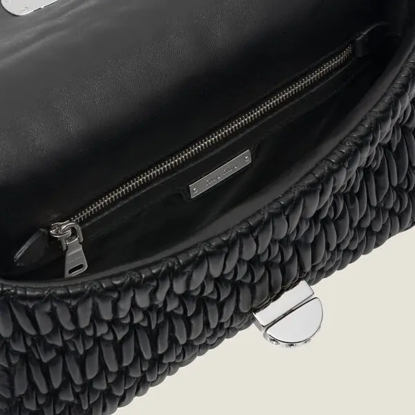 Miu Miu Crystal Embellished Shoulder Bag