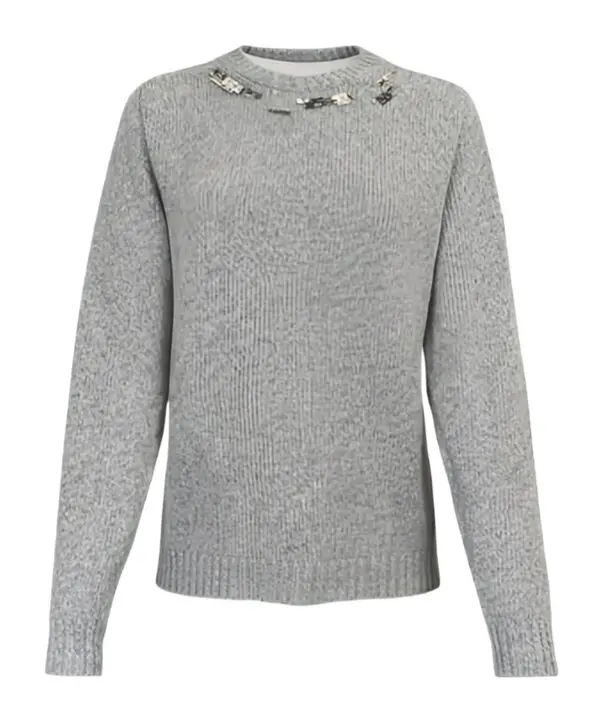 Fabiana Filippi Embellished Crewneck Jumper