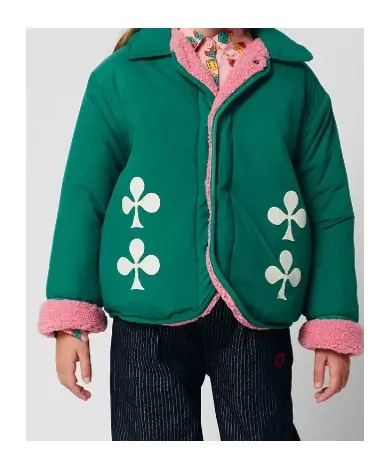 BOBO CHOSES Clover Reversible Sheepskin Jacket