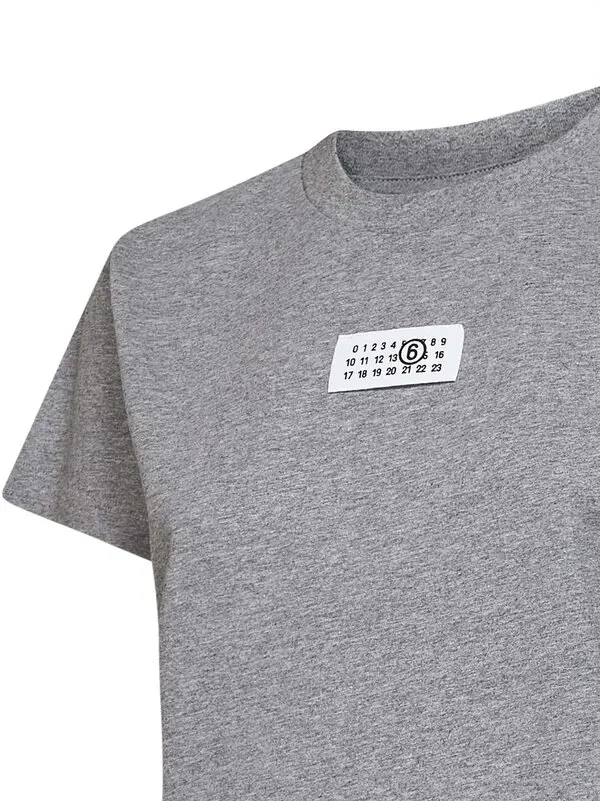MAISON MARGIELA Logo Patch T-shirt - Grey